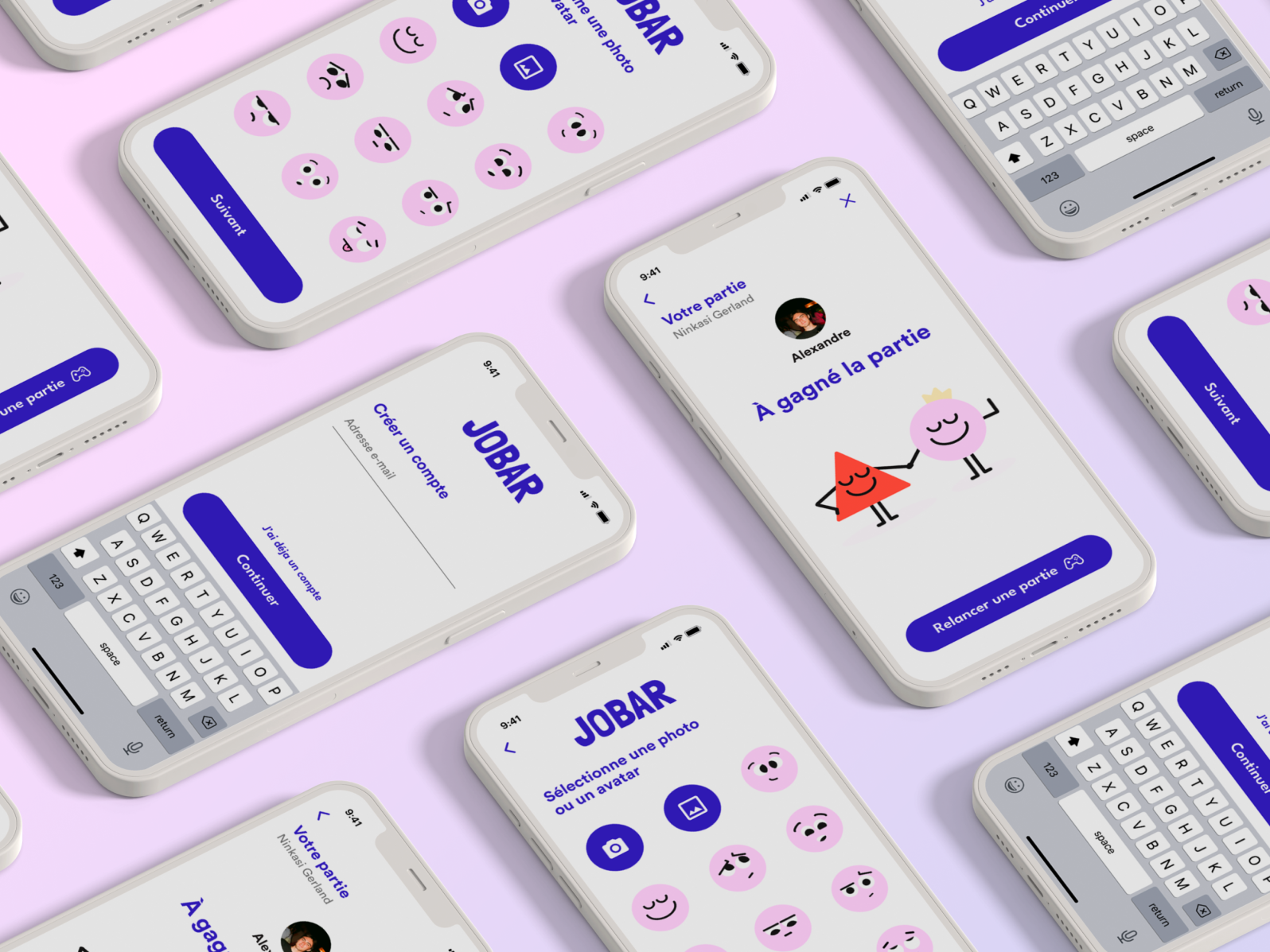 "Jobar" Gaming Mobile App 👾 by Louise Desvaux de Marigny on Dribbble