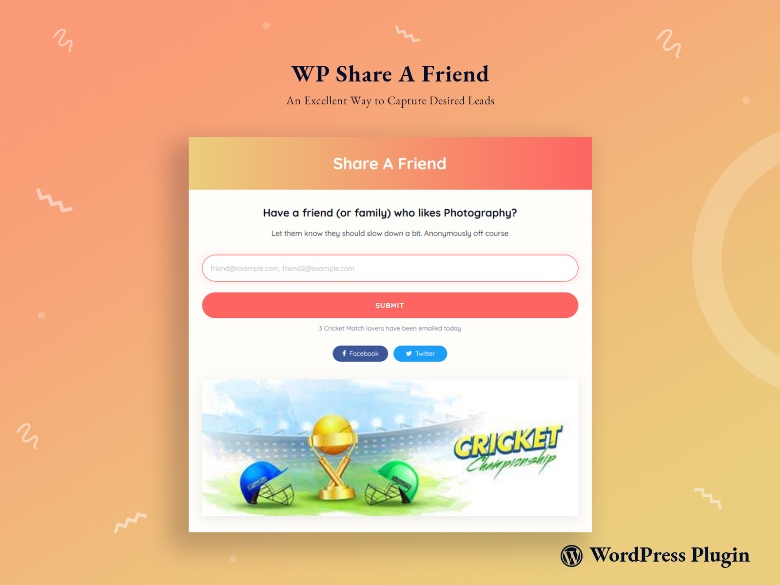 WP Share A Friend by Pixel Signs on Dribbble