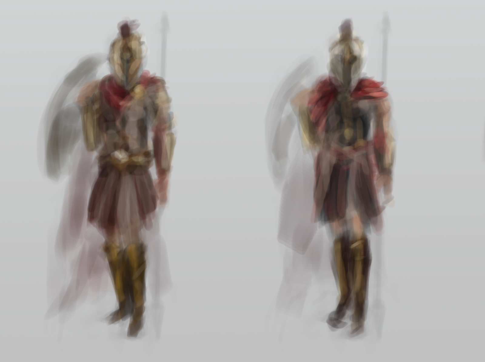 Spartan Soldier Thumbnails 2 by Jaden Taylor on Dribbble