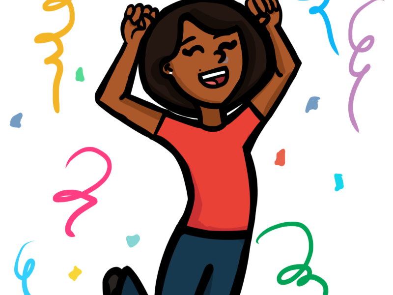 Children's Book Celebration Cartoon by Jaden Taylor on Dribbble