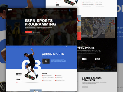 ESPN Sports Programming by Elegant Seagulls on Dribbble