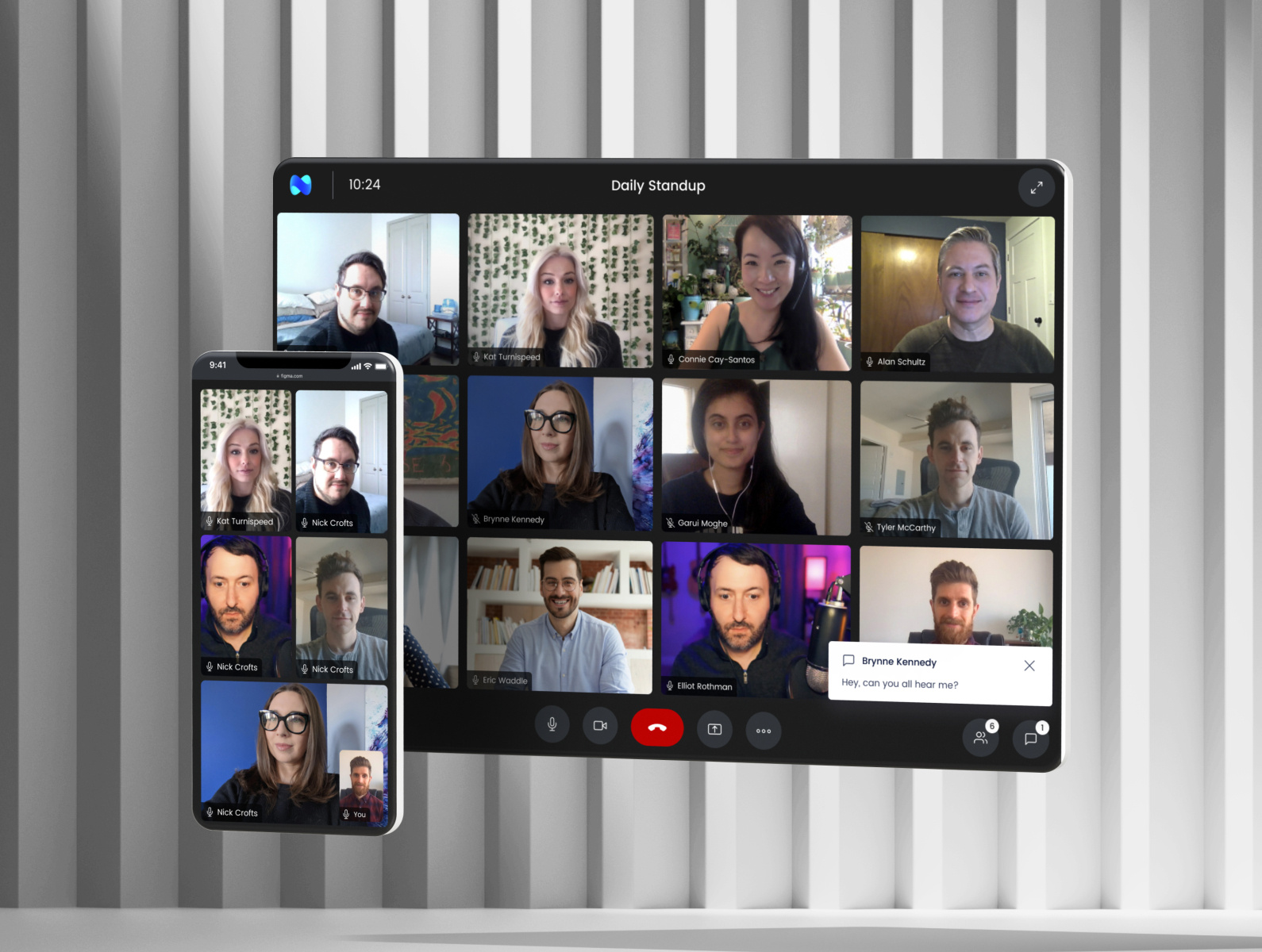 Video Conferencing App by Vincent Palermo on Dribbble