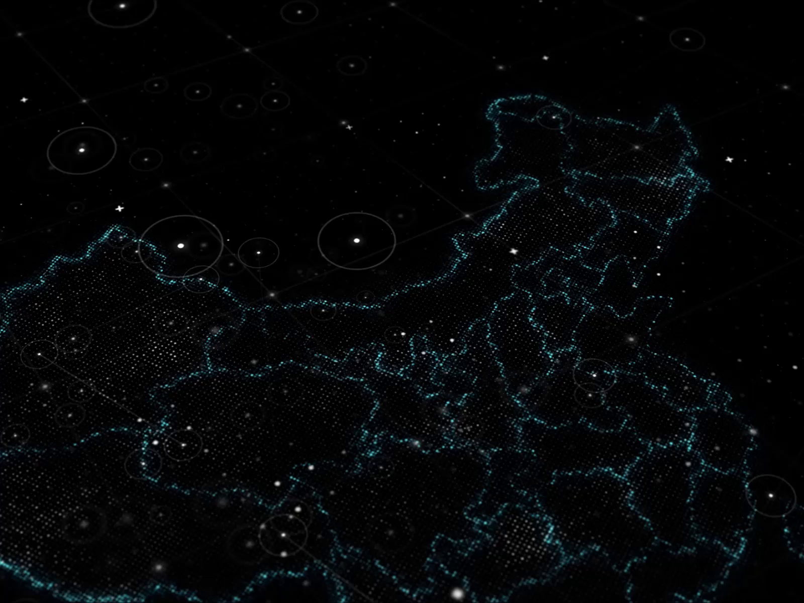 Particle map by Darren.HC on Dribbble