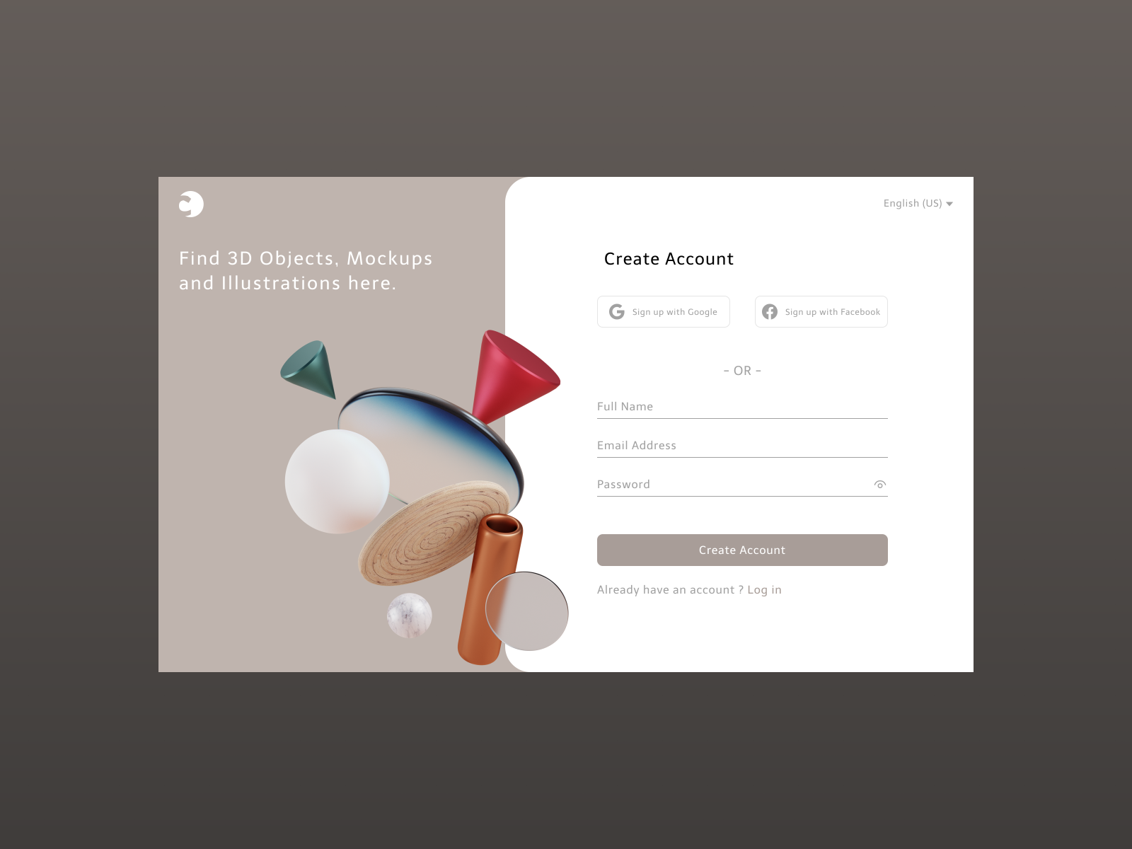Sign Up Page by Solygambas on Dribbble