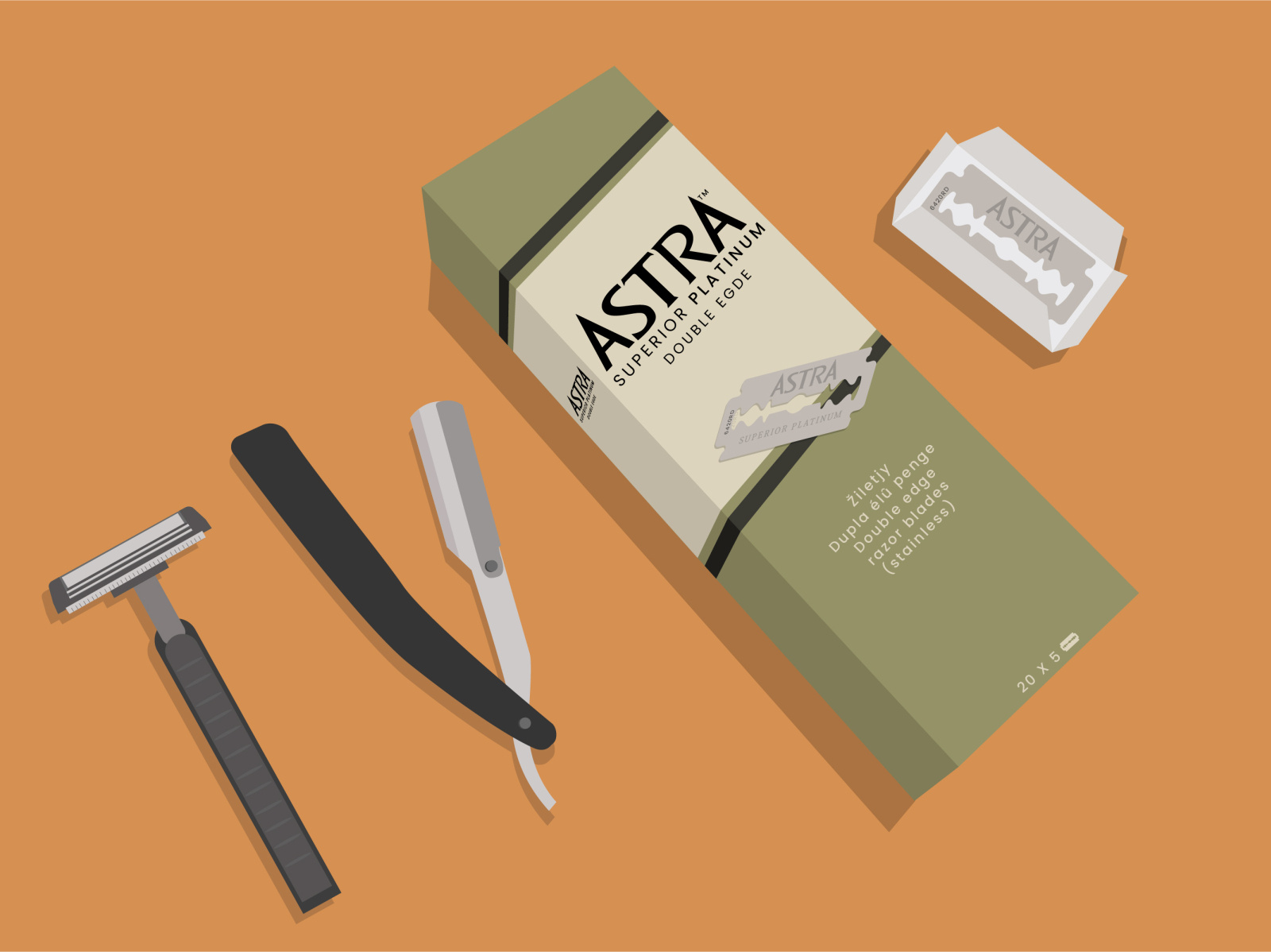 Astra - Razor Blade by Romson Demelo on Dribbble