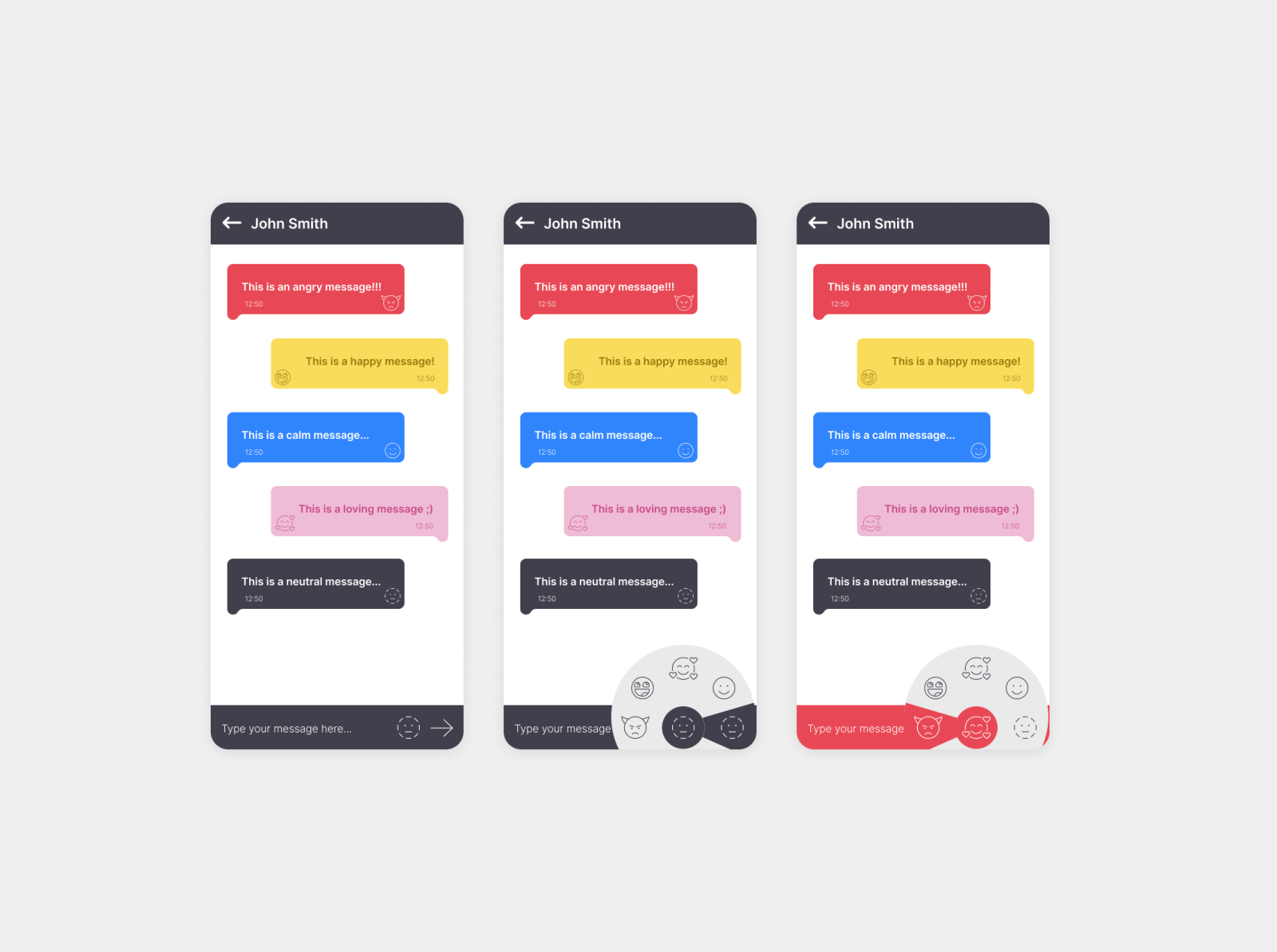 Daily UI #13 // Direct Messaging by Caitie Boeyens on Dribbble Daily UI #13 // Direct Messaging by Caitie Boeyens on Dribbble