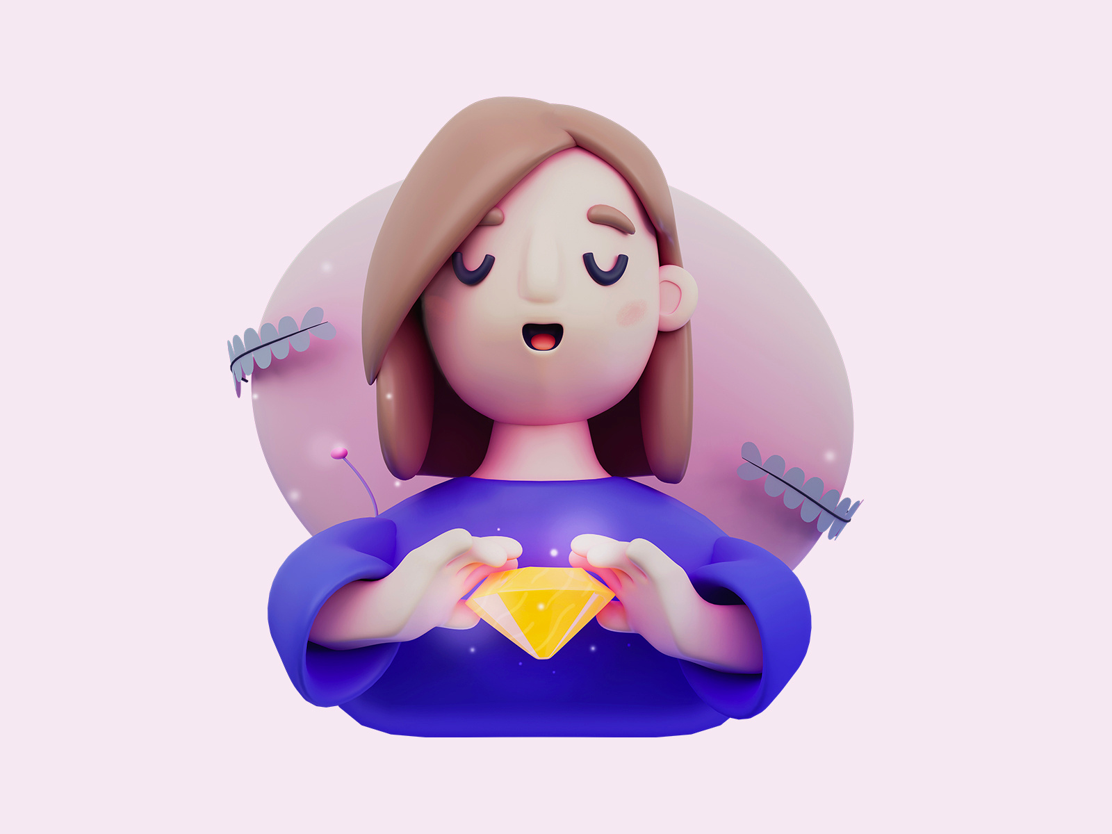 Sésame 3D Character by Marie Dehayes for Sésame on Dribbble