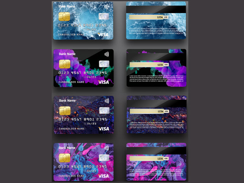 Visa card designs by Lana Klenak on Dribbble