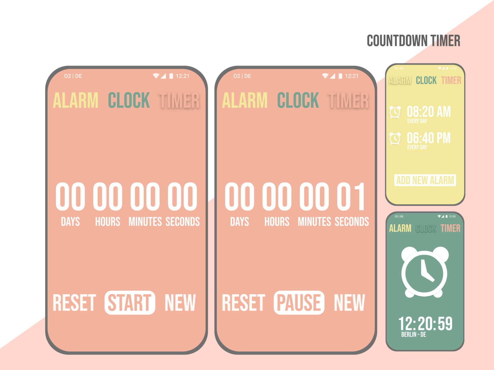 #14 Daily UI - Timer by Stephani Mendes on Dribbble