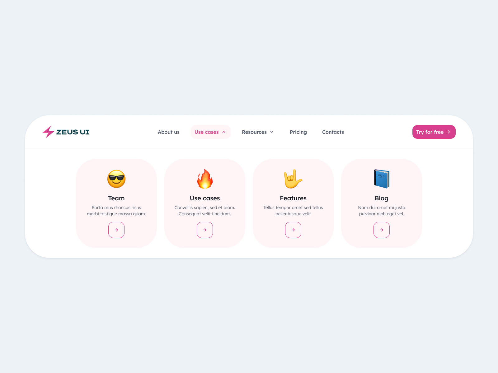 Website navigation menu by Nick Rybak for Setproduct on Dribbble