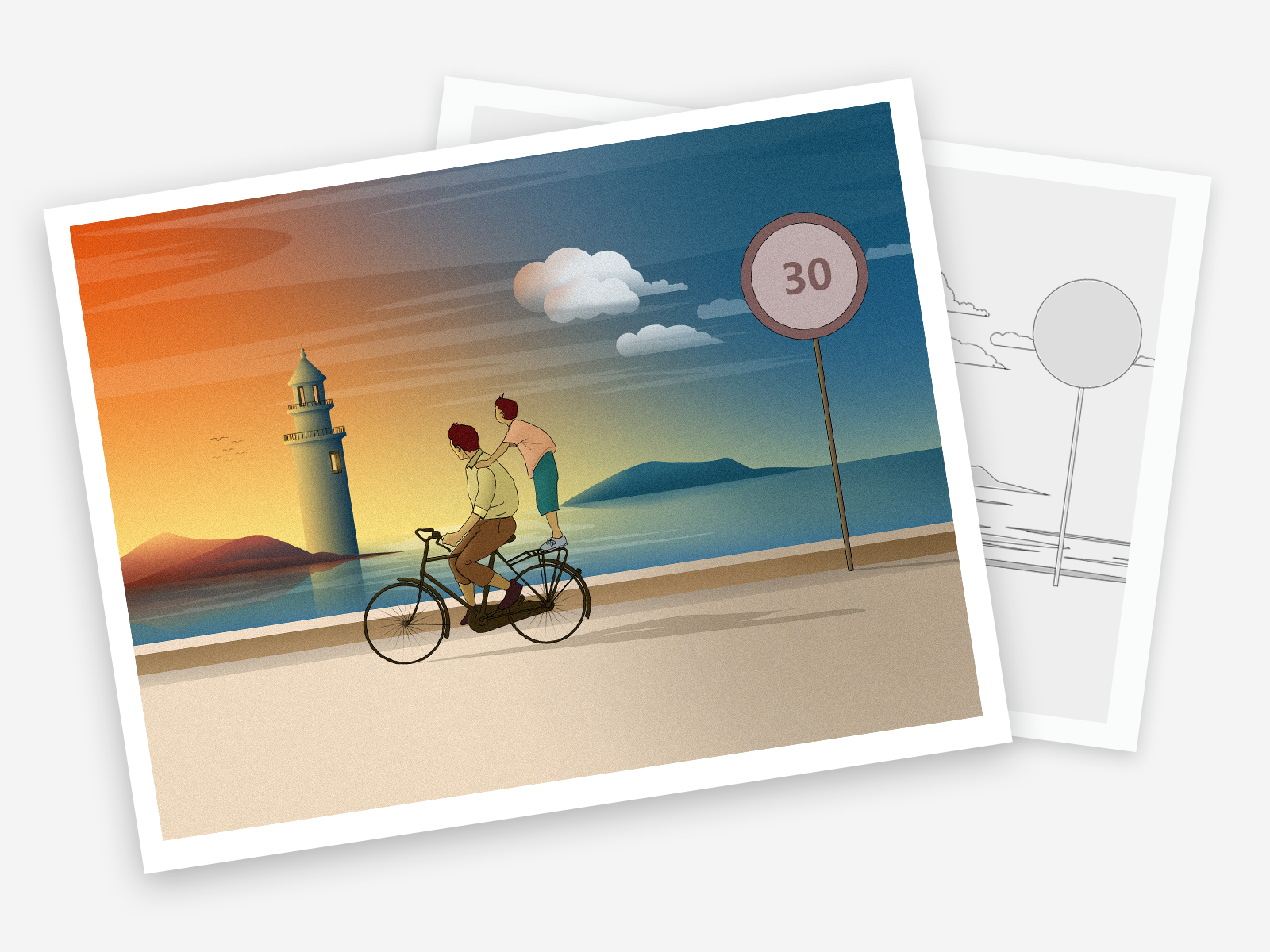 Follow the time by wisely_l on Dribbble