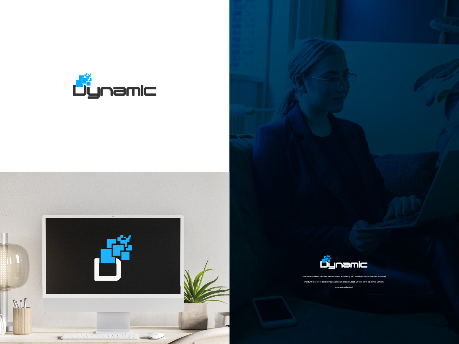 Dynamic - a digital technology company logo design by Brave Designer on ...