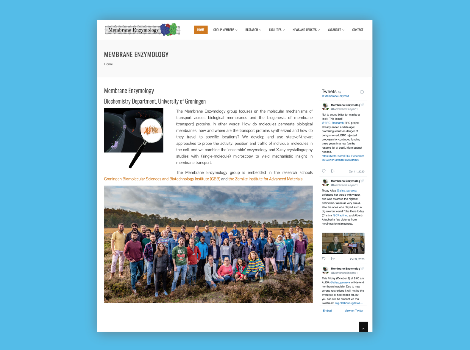 Research Group Website Design by Marina Guskov on Dribbble