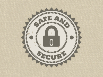 Safe and Secure Badge by Betit Group on Dribbble