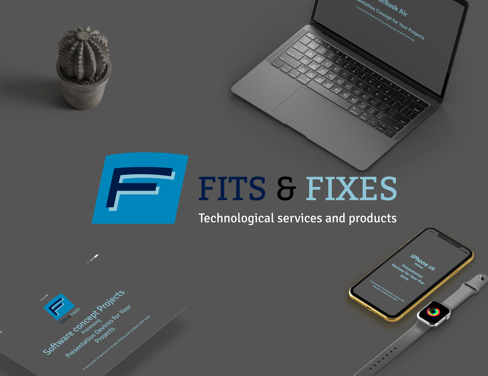Fits & fixes logo design and Visual identity by MARC-AUREL ADEYEMI ...