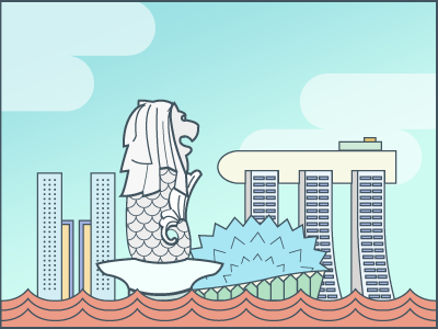 Singapore by Stephanie Harjo for 2359 Media on Dribbble