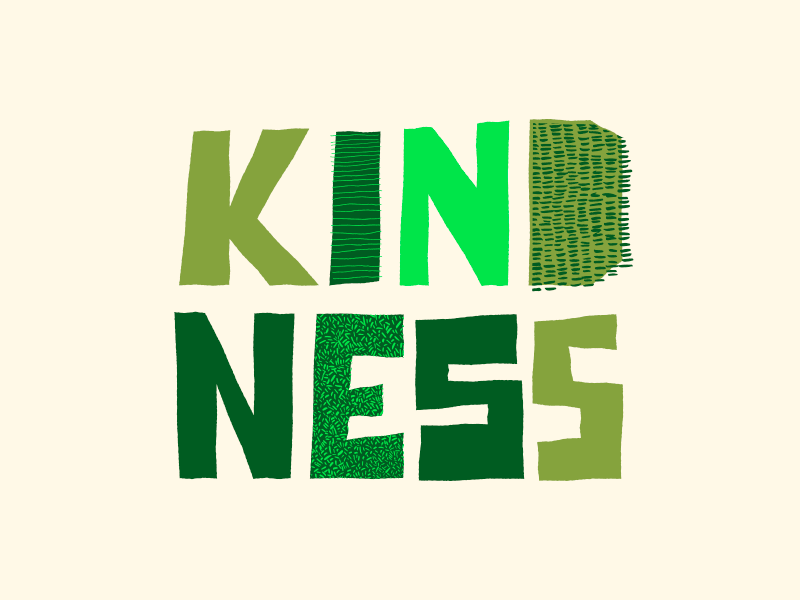 Kindness is Contagious. by Mike Smith on Dribbble