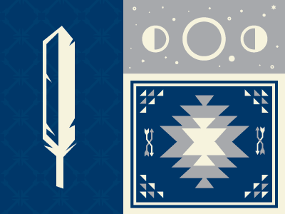 Dog & Moon by Mike Smith on Dribbble