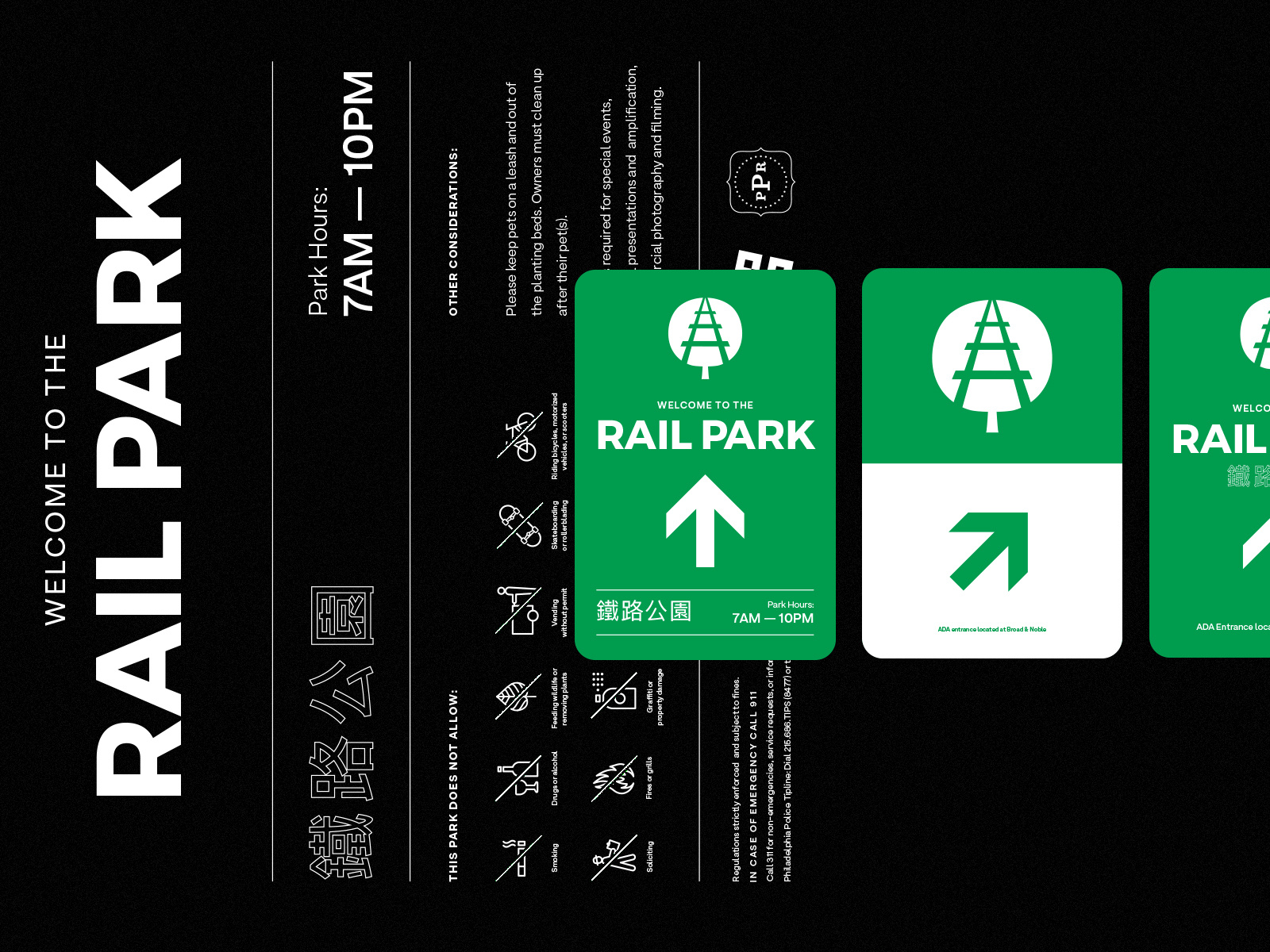 Rail Park Signage by Mike Smith on Dribbble