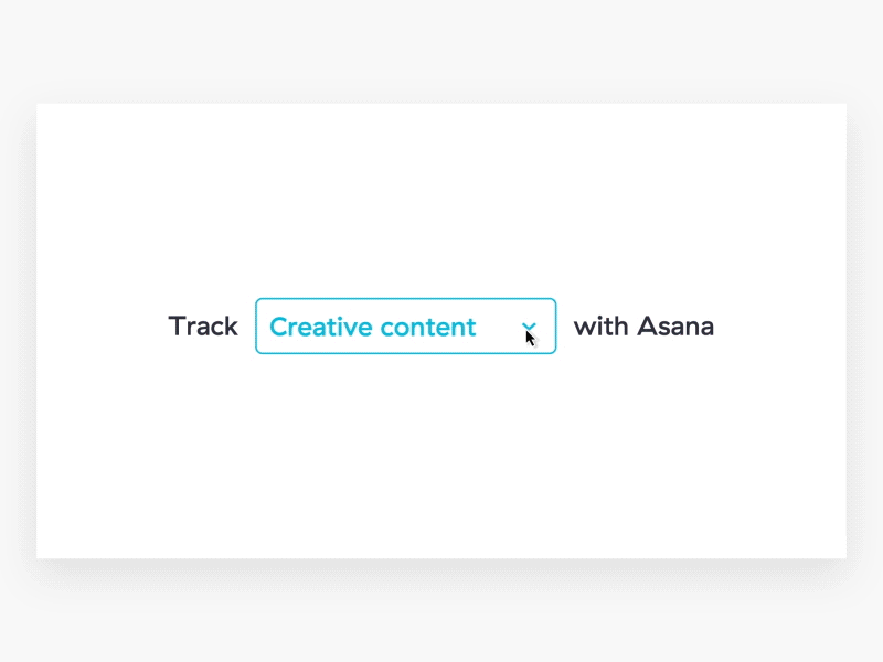 Custom Fields Video by Alex Estrada Cline for Asana on Dribbble