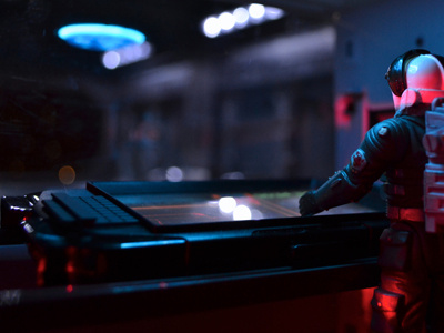 docking bay by Ross Millar on Dribbble