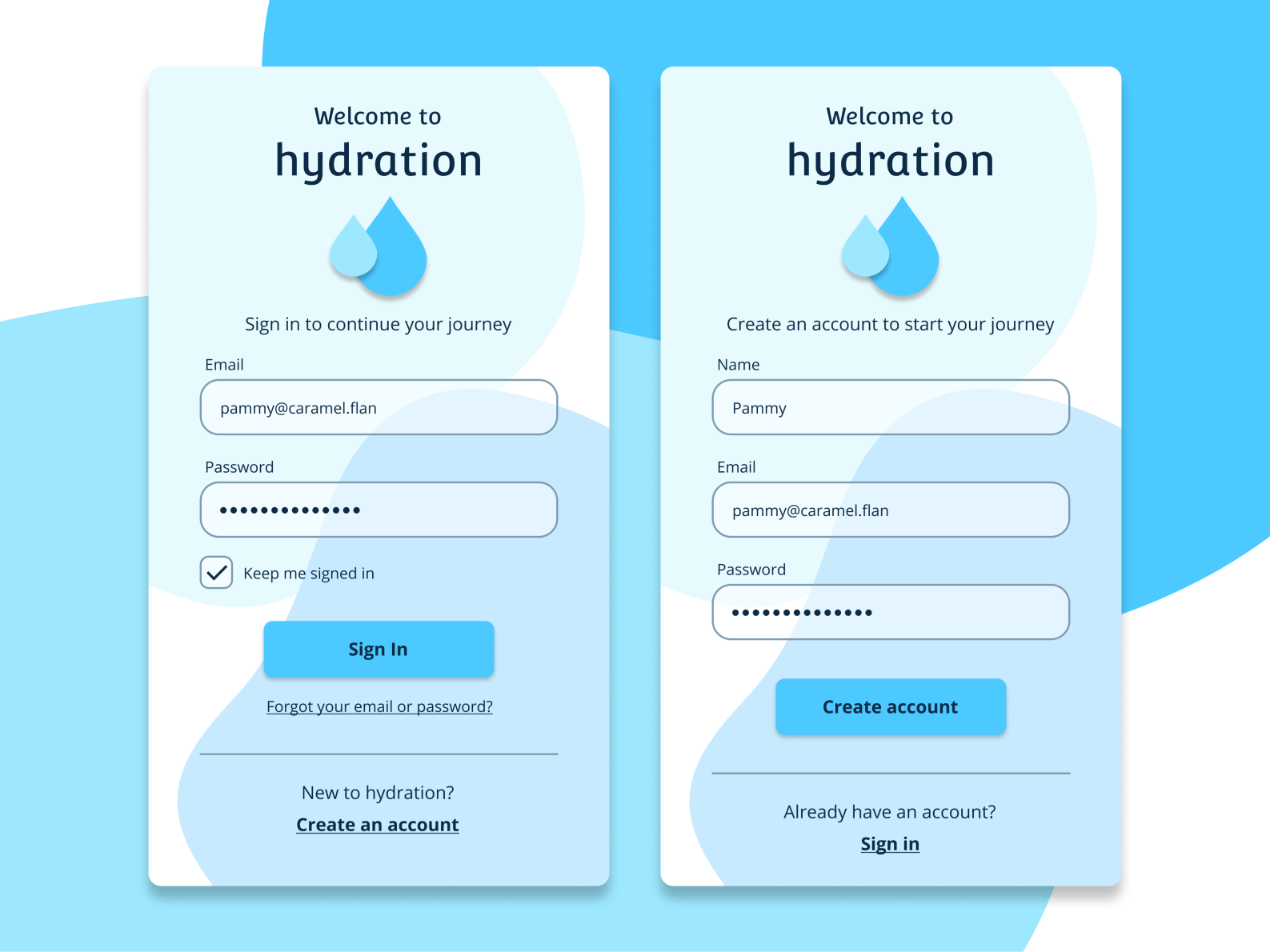 Hydration Mobile Signup Login Screen By Claire Nguyen On Dribbble hydration-mobile-signup-login-screen-by-claire-nguyen-on-dribbble
