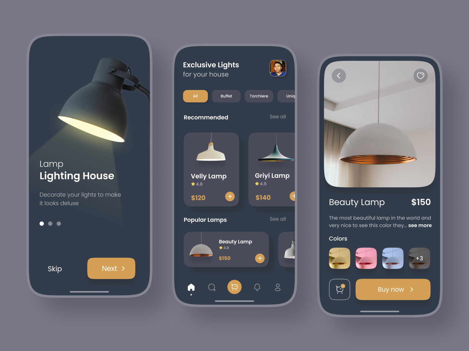 Lamp Store App by Achmad Qomarudin on Dribbble
