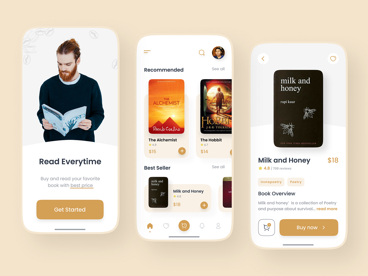 Book Store App by Achmad Qomarudin on Dribbble
