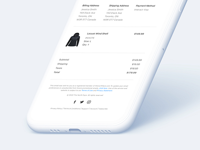 Email Design: Order Confirmation UI by Brett Cooper on Dribbble