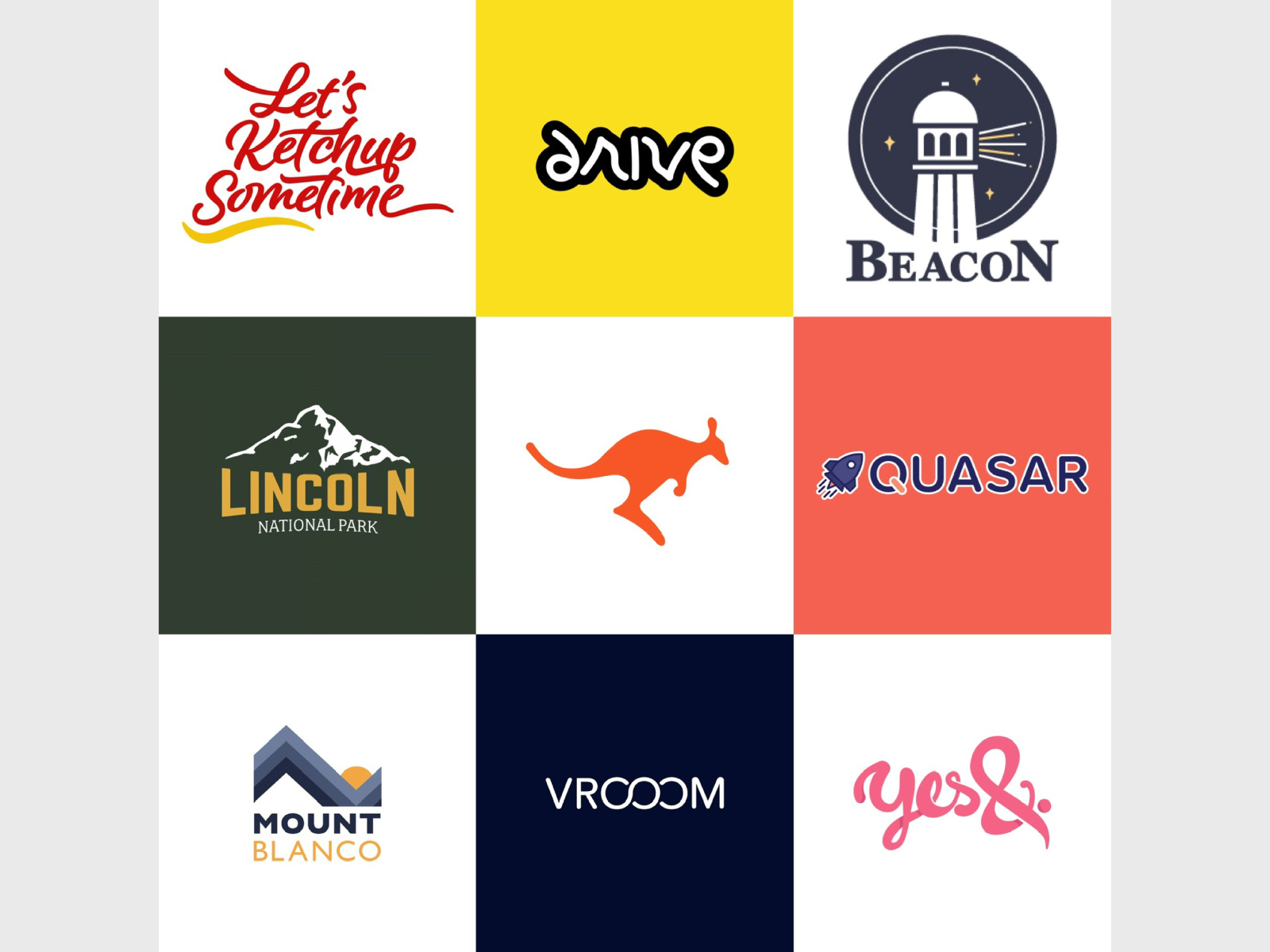 Logo Design Examples by Rose Benedict on Dribbble