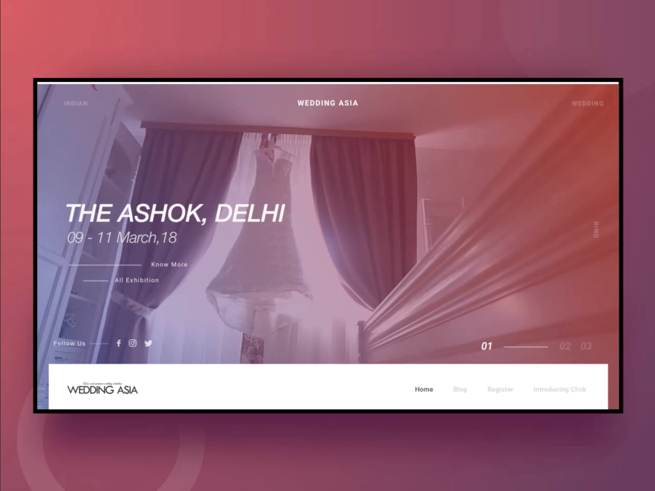 A Wedding Website by Jagdev Soni on Dribbble