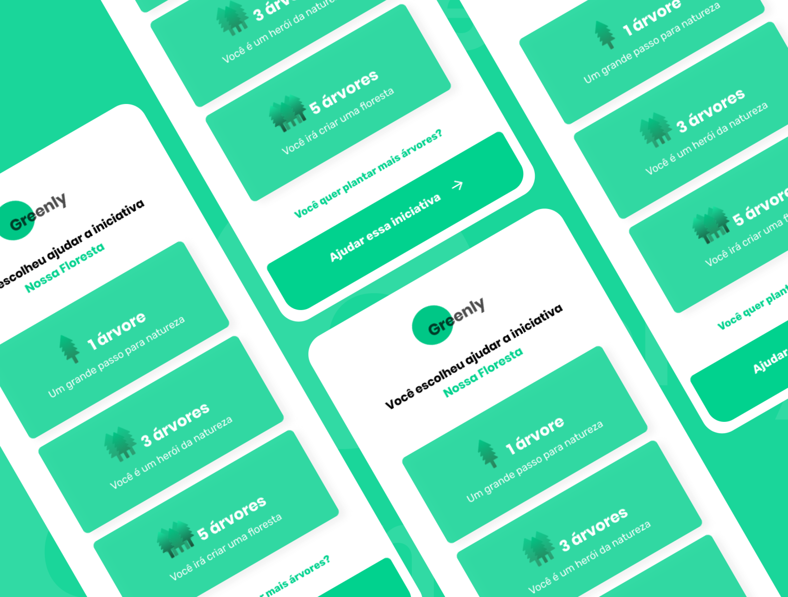 Greenly - Mobile tree selection screen by Jean Carlos on Dribbble
