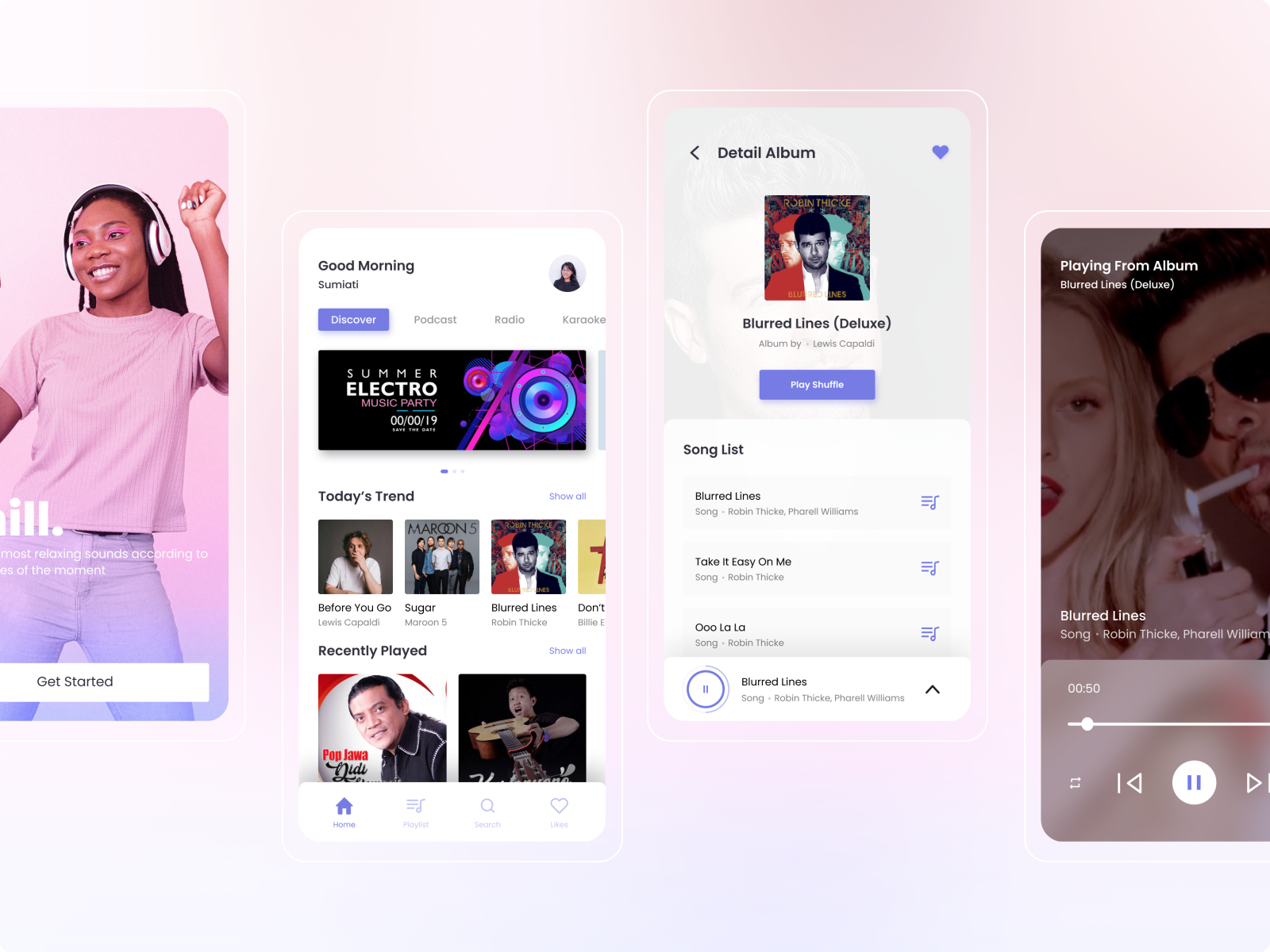 Music Streaming App by Primadi Anindito on Dribbble