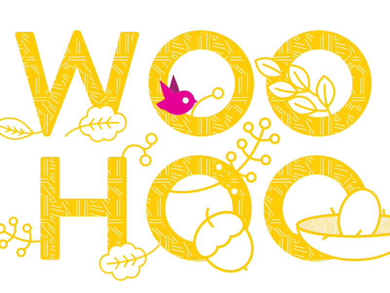 WOO HOO by Veronica Pisano on Dribbble