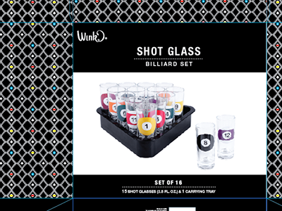 Shot Glass Packaging by Molly McCracken on Dribbble