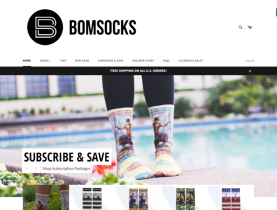 Bom Socks Deals by Abuser Cobra on Dribbble