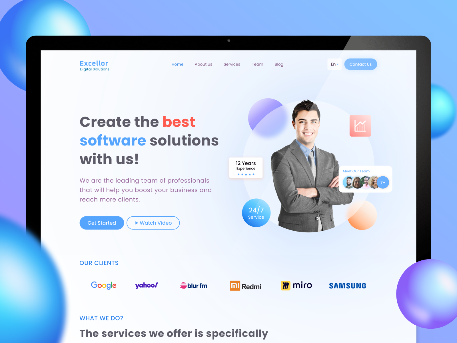 Excellor Digital Solutions by Rajat Tiwari on Dribbble