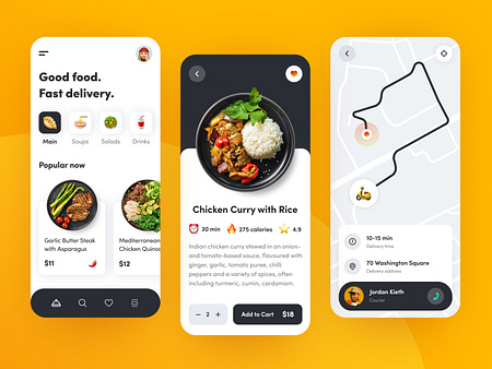 Browse thousands of Delivery App images for design inspiration | Dribbble