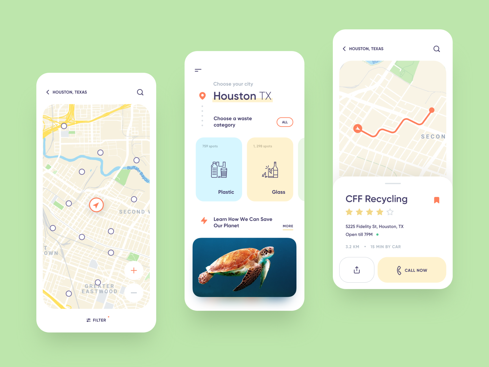 Eco App - Mobile Concept by Anastasia Golovko on Dribbble