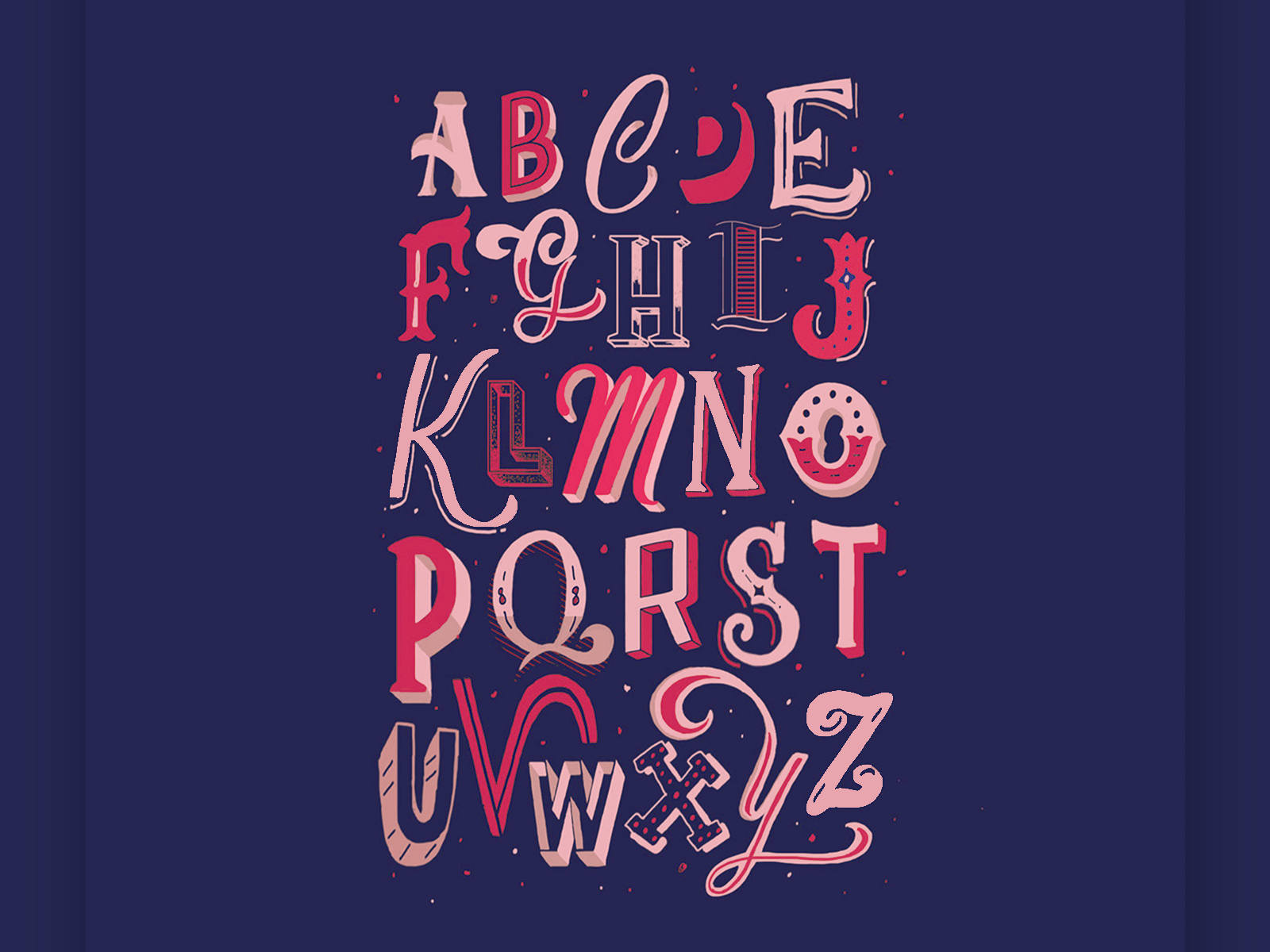 Alphabet by Siddhi Golecha on Dribbble