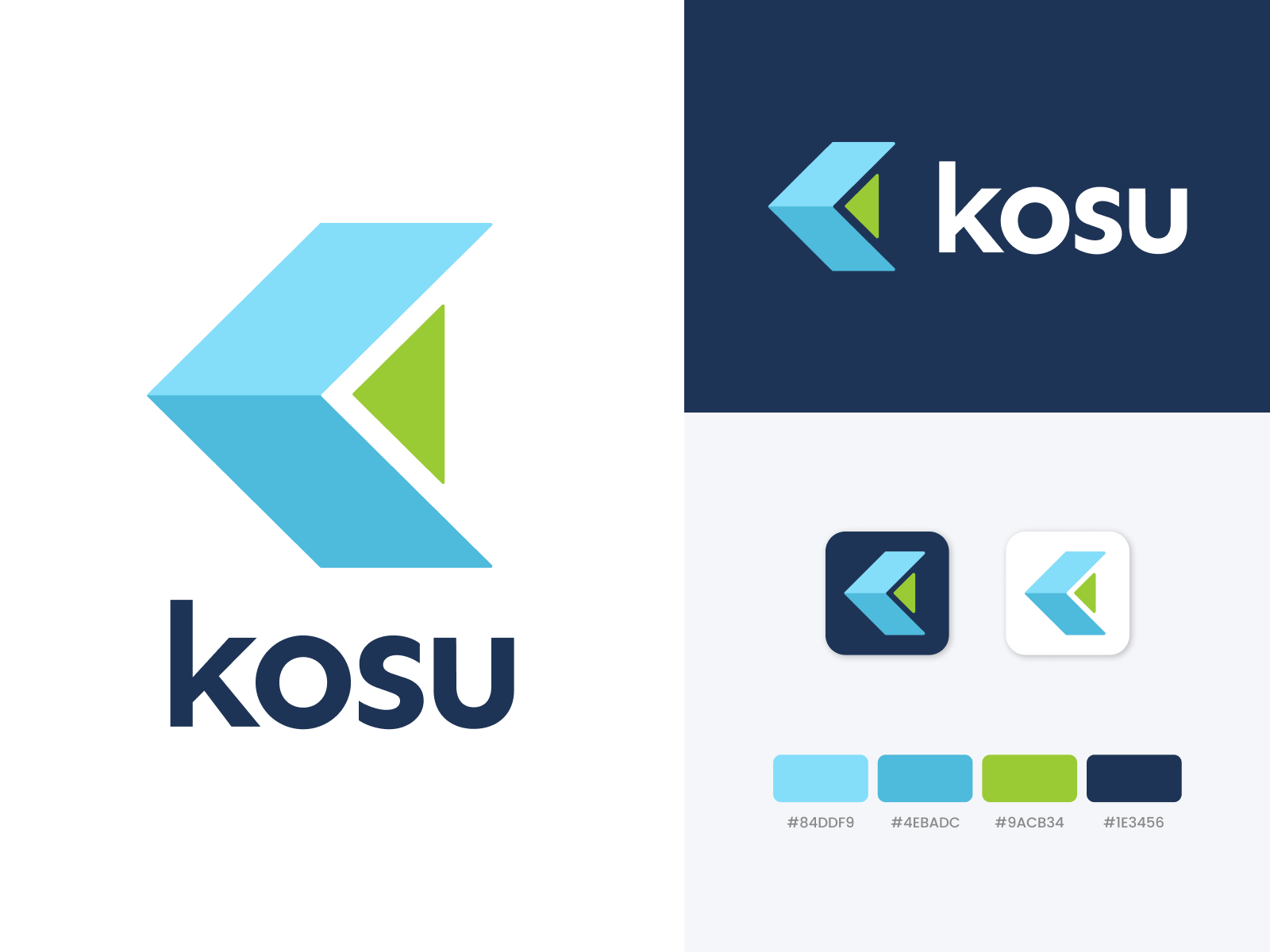 kosu logo by Katherine Chen on Dribbble