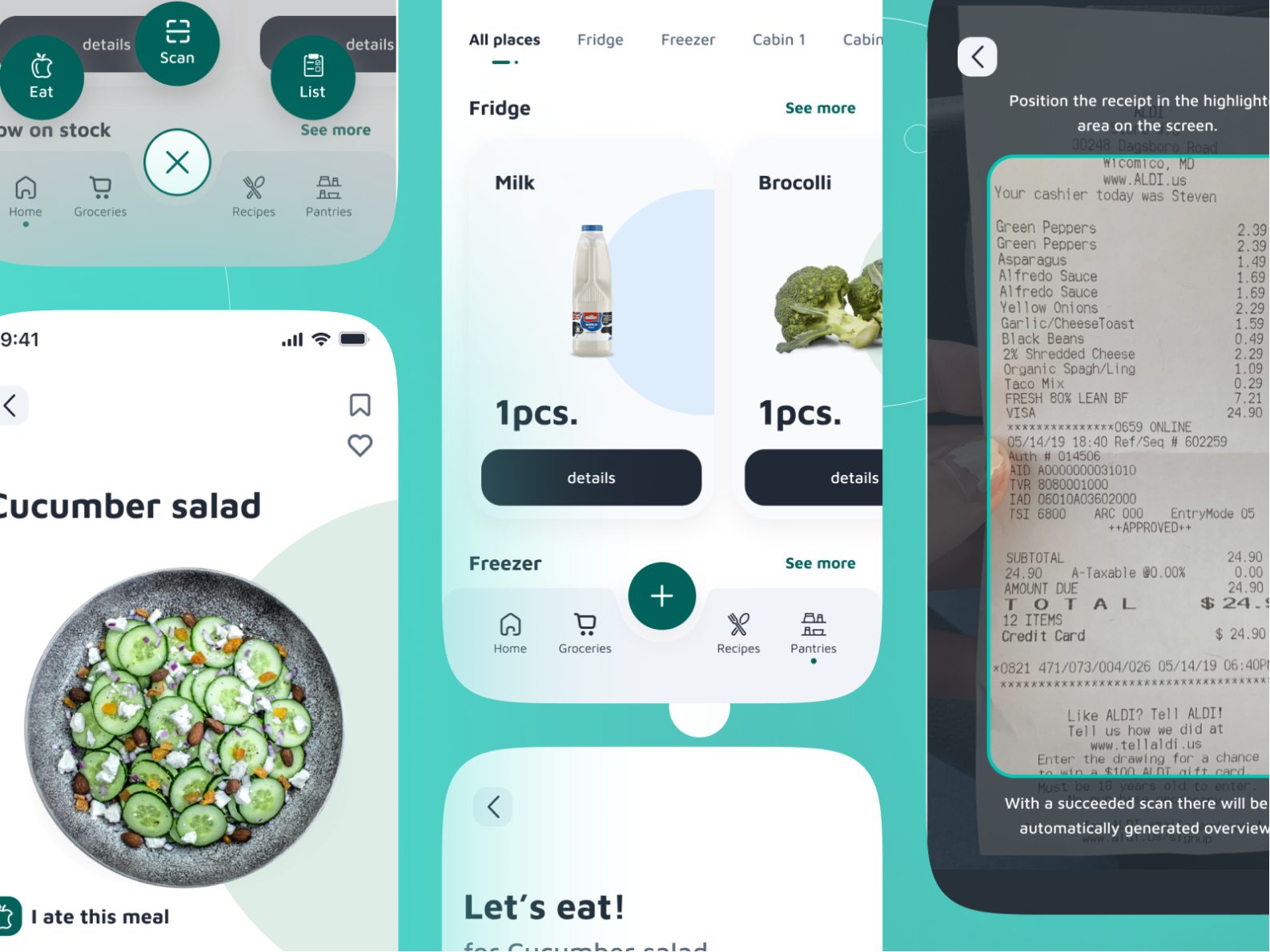 Fridge - Mobile App Design & Branding by Tommy Buelens on Dribbble