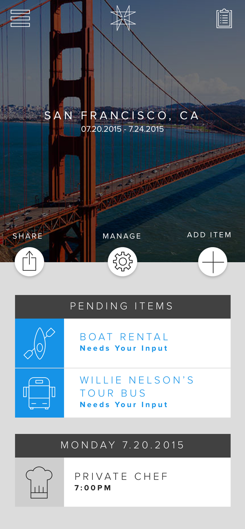 New Itinerary by David Achee on Dribbble