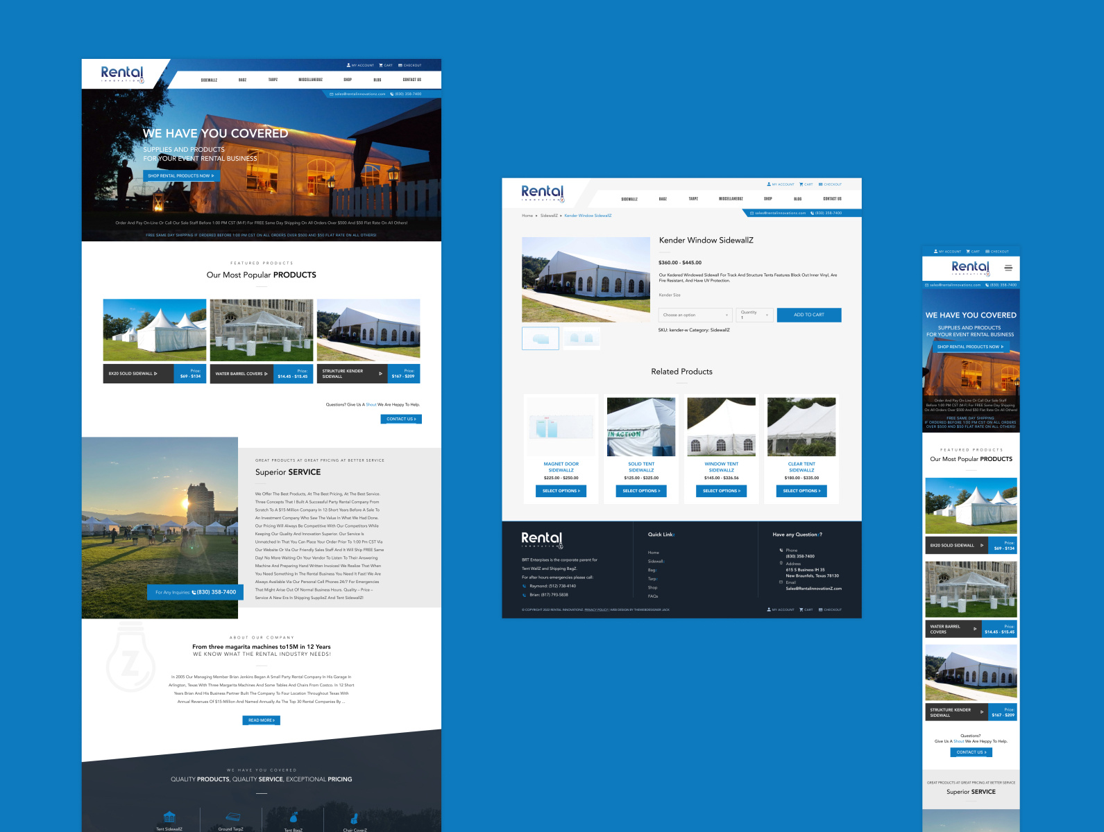 E-Commerce Website in Modern Sleek Style by MadalinJack on Dribbble