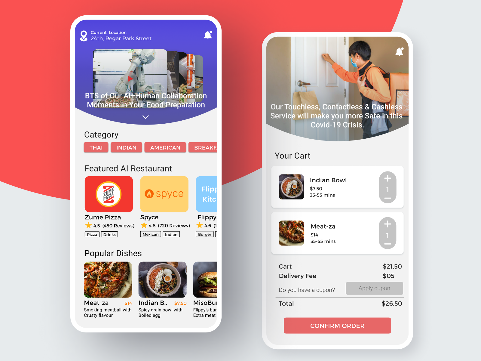Safe food Delivery App by Tarikul Islam Topu on Dribbble