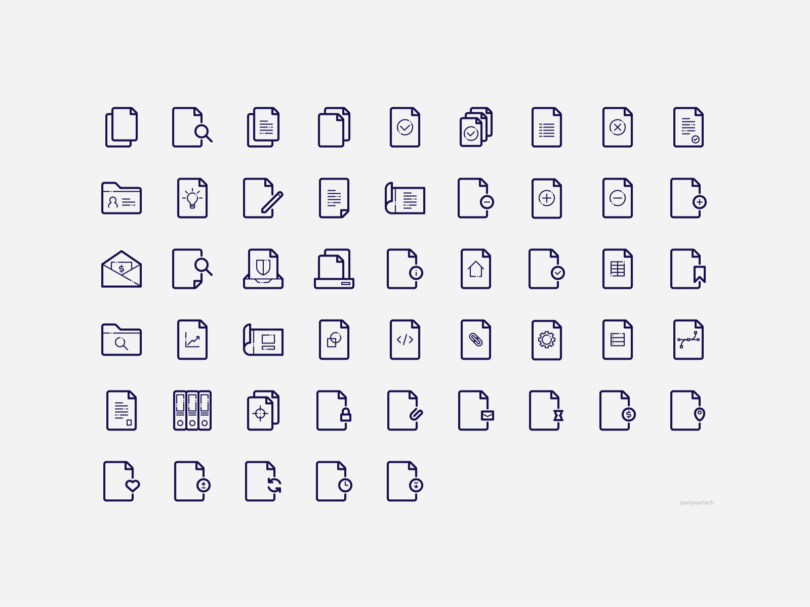 Document Icons by Setyo Ari Wibowo on Dribbble