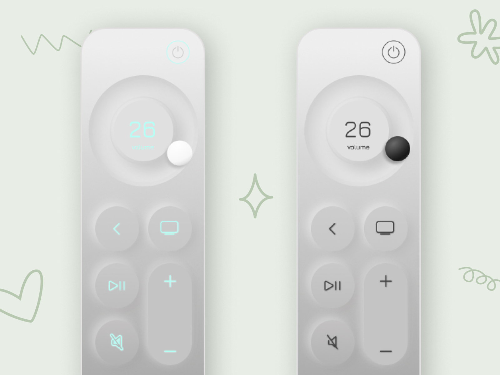 TV Controller by Jiarong/Yona on Dribbble