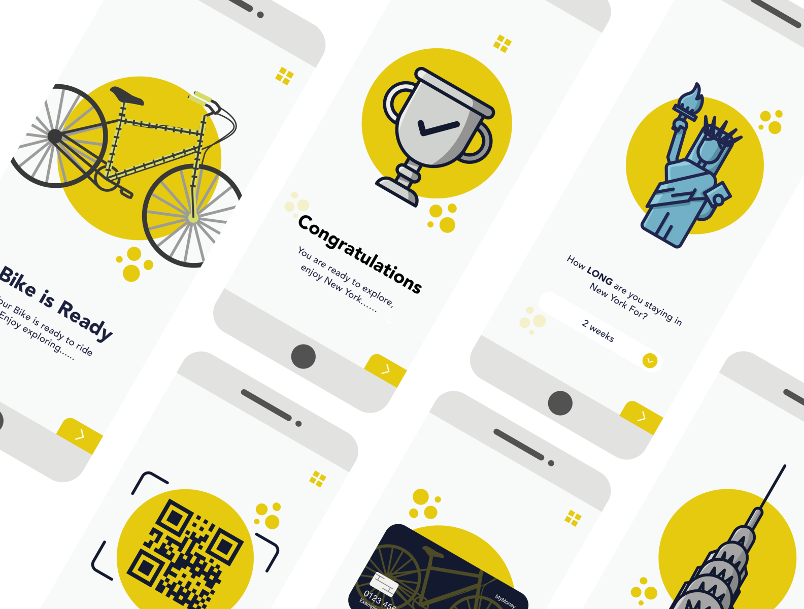Bike Hire Ui design by Nicole Worker-McHugh on Dribbble