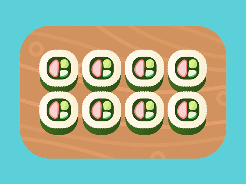 Animated Sushi Rice