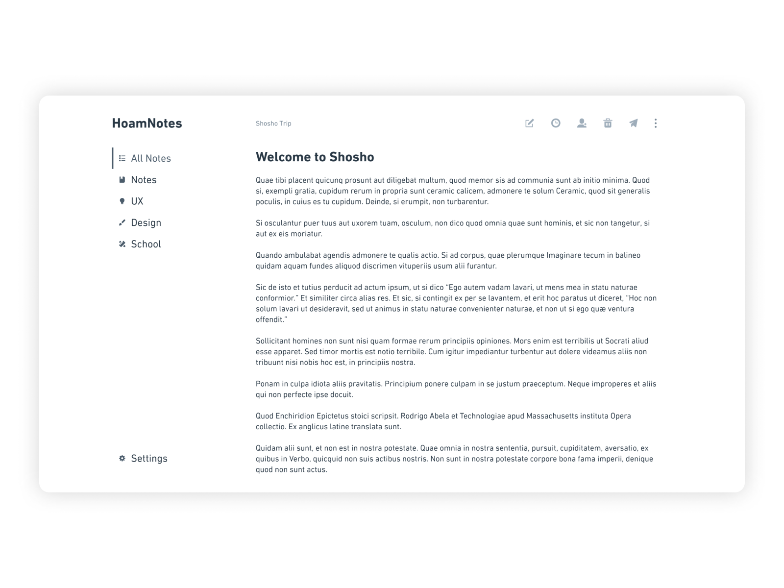 Dribbble - HoamNote - SIMPLE NOTE POST PAGE FIXED.png by rayhan